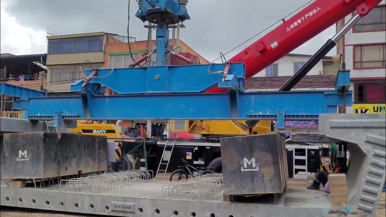 Viga lanzadora Jerónimo en pruebas de Carga WF2 - YouTube