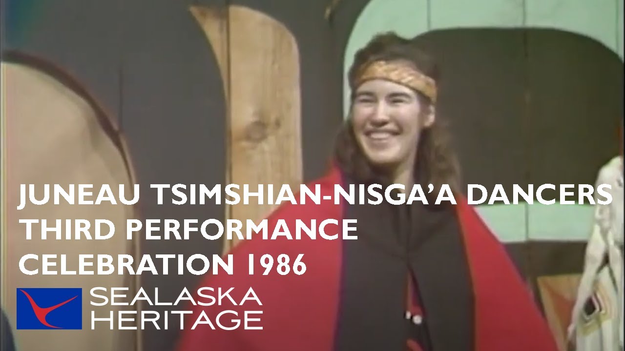 Juneau Tsimshian-Nisga'a Dancers, Third Performance, Celebration 1986 ...