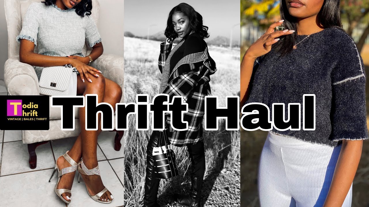 TRY ON THRIFT HAUL [NAMIBIAN YOUTUBER] - YouTube