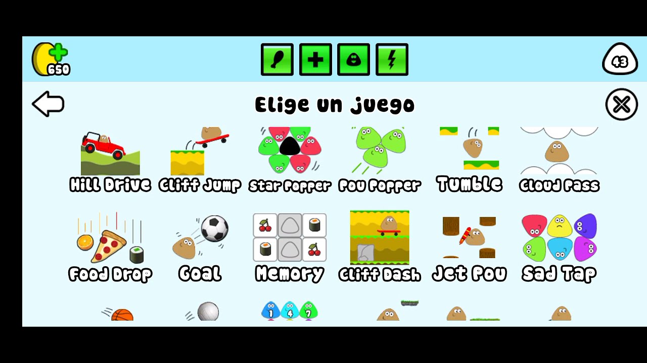 mas Paul en sus juegos ¡PAPU! ||Pou #Parte2 - YouTube