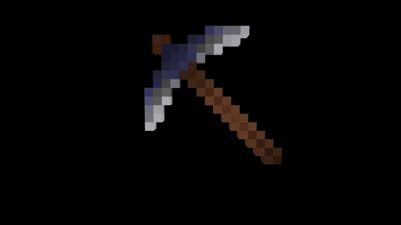 Minecraft Pickaxe texture time-lapse, Paint 3D - YouTube
