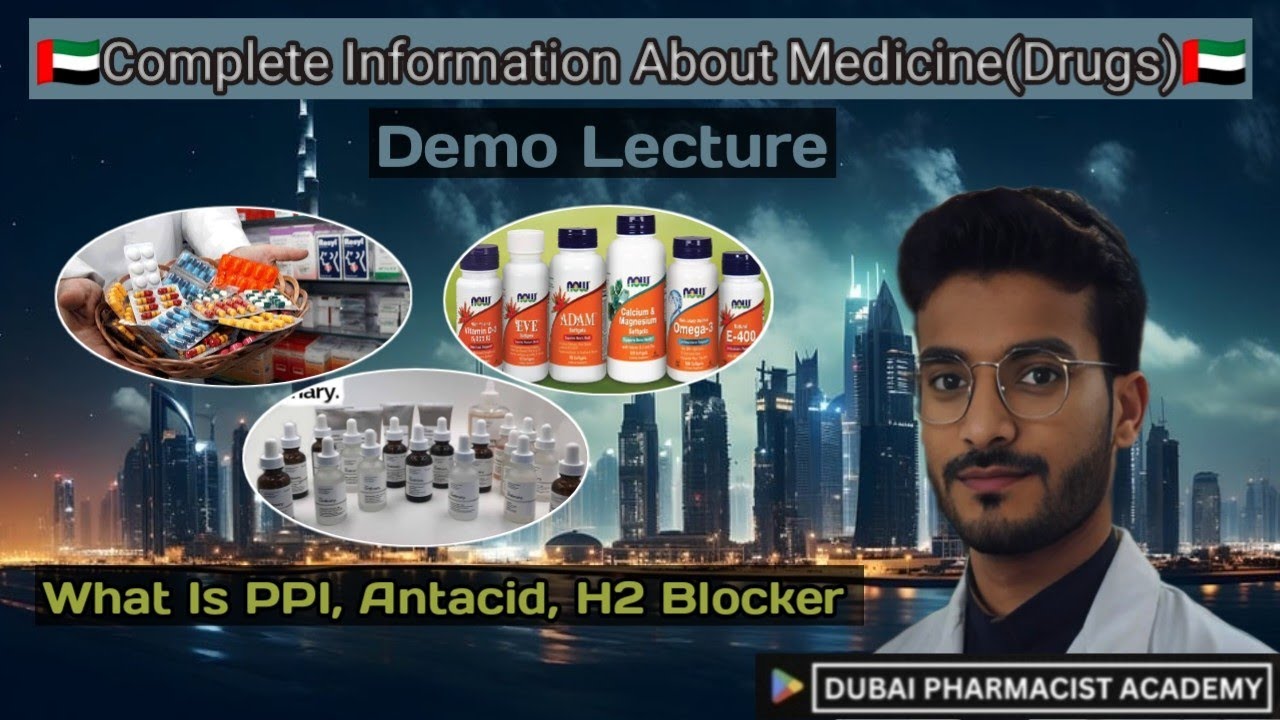 Lecture No 01 (Demo lecture) Different Between Proton Pump Inhibitor ...