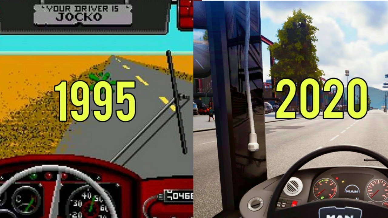 Evolution of Bus Simulator Games 1995 - 2020 - YouTube