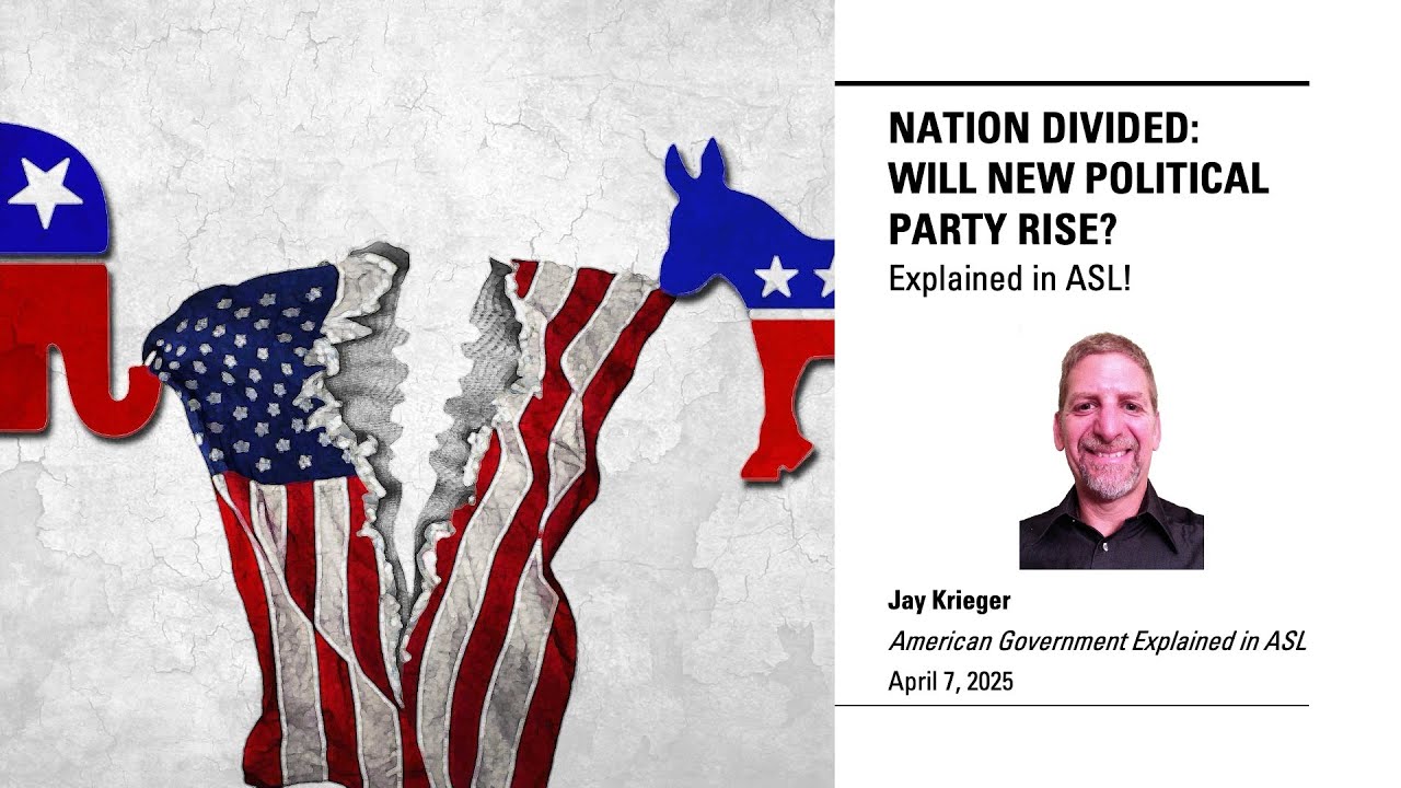 Nation Divided: Will New Political Party Rise? Explained in ASL! - YouTube