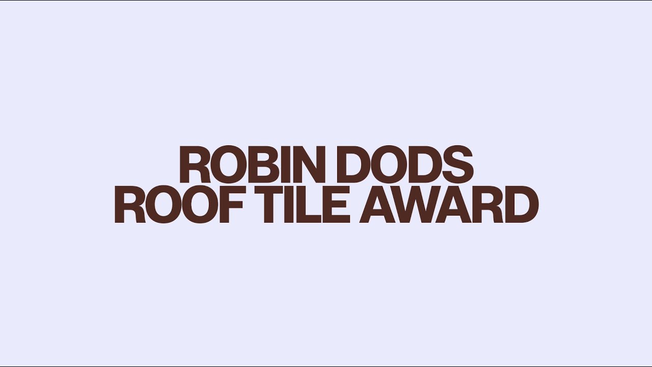 TBA24 Robin Dods Roof Tile Excellence Award Finalists - YouTube