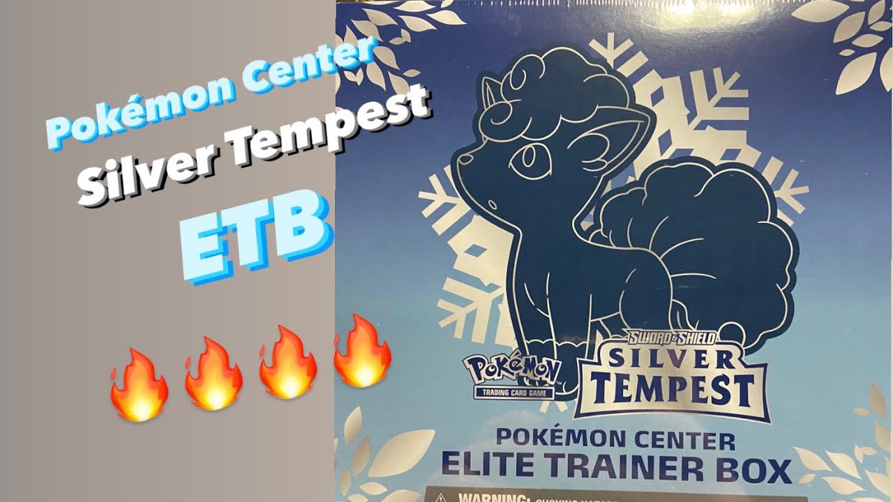 Pokémon Center Silver Tempest ETB Opening!! - YouTube