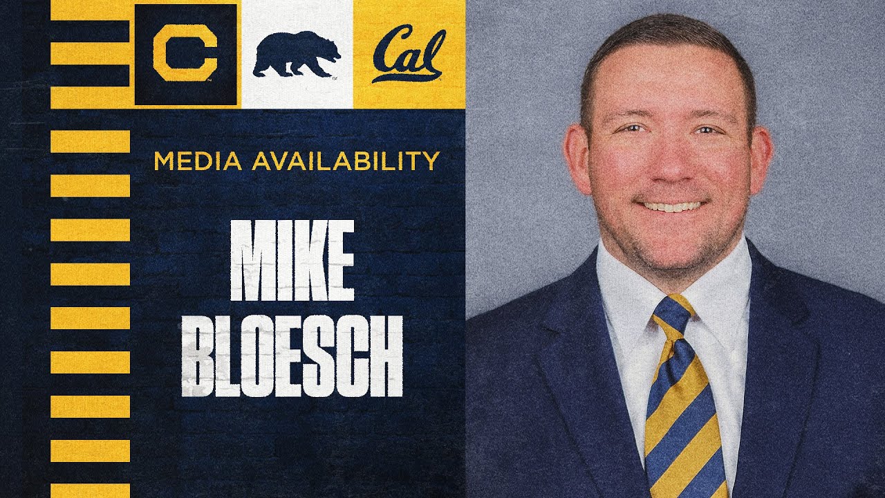 Cal Football: Mike Bloesch Media Availability (9.3.2024) - YouTube