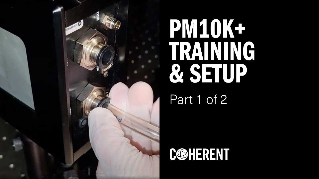 Coherent | PM10K+ Laser Power Sensor - Training & Setup (Part 1) - YouTube