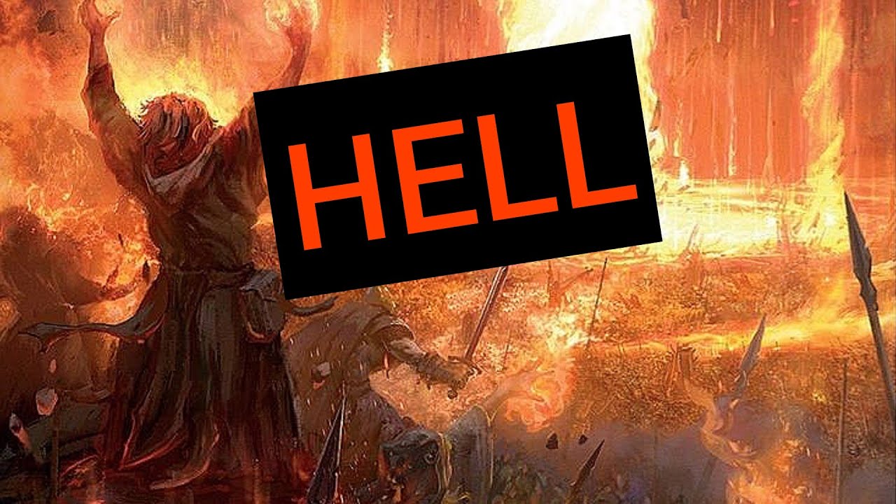 HELL PEOPLE SCREAMING AND BURNING IN HELL / PURGATORY / DEVIL - YouTube
