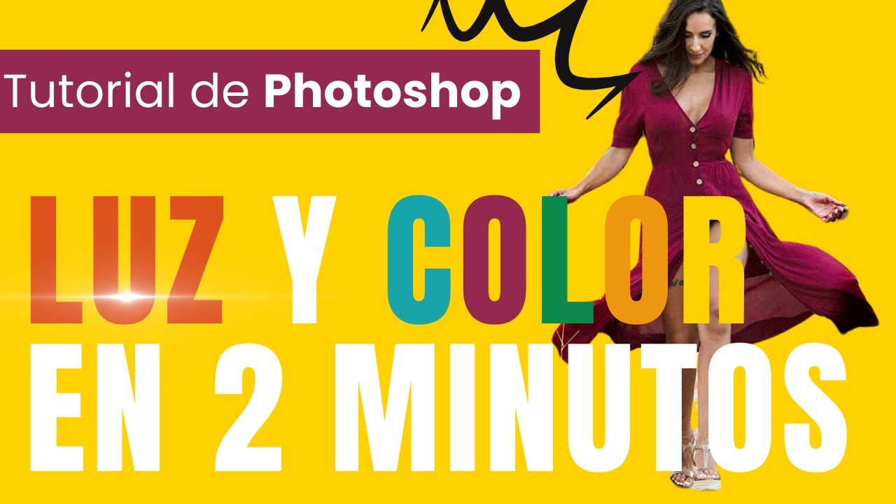 Como ILUMINAR y dar COLOR a una foto en 2 minutos - YouTube