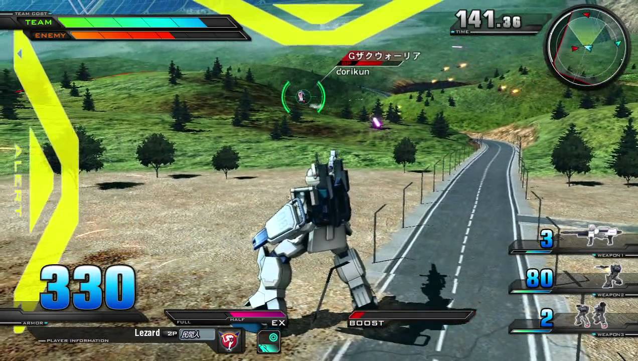 【PS3】機動戦士ガンダム EXTREME VS. 「Ez8」プレイ映像 - YouTube