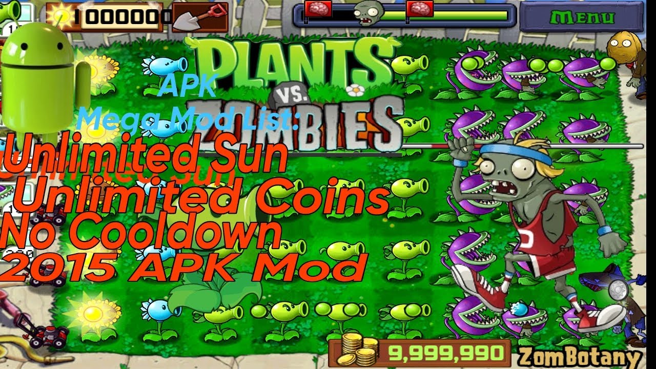 Plants Vs Zombie [PVZ] Apk Mod [Unlimited Sun Unlimited Coin No ...