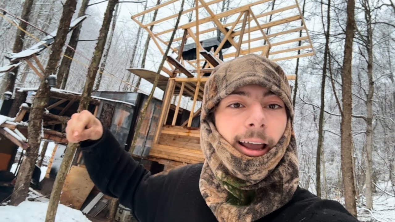 Floods and Winter Snow Storms Deep in Appalachia Off-Grid😳🌲 - YouTube