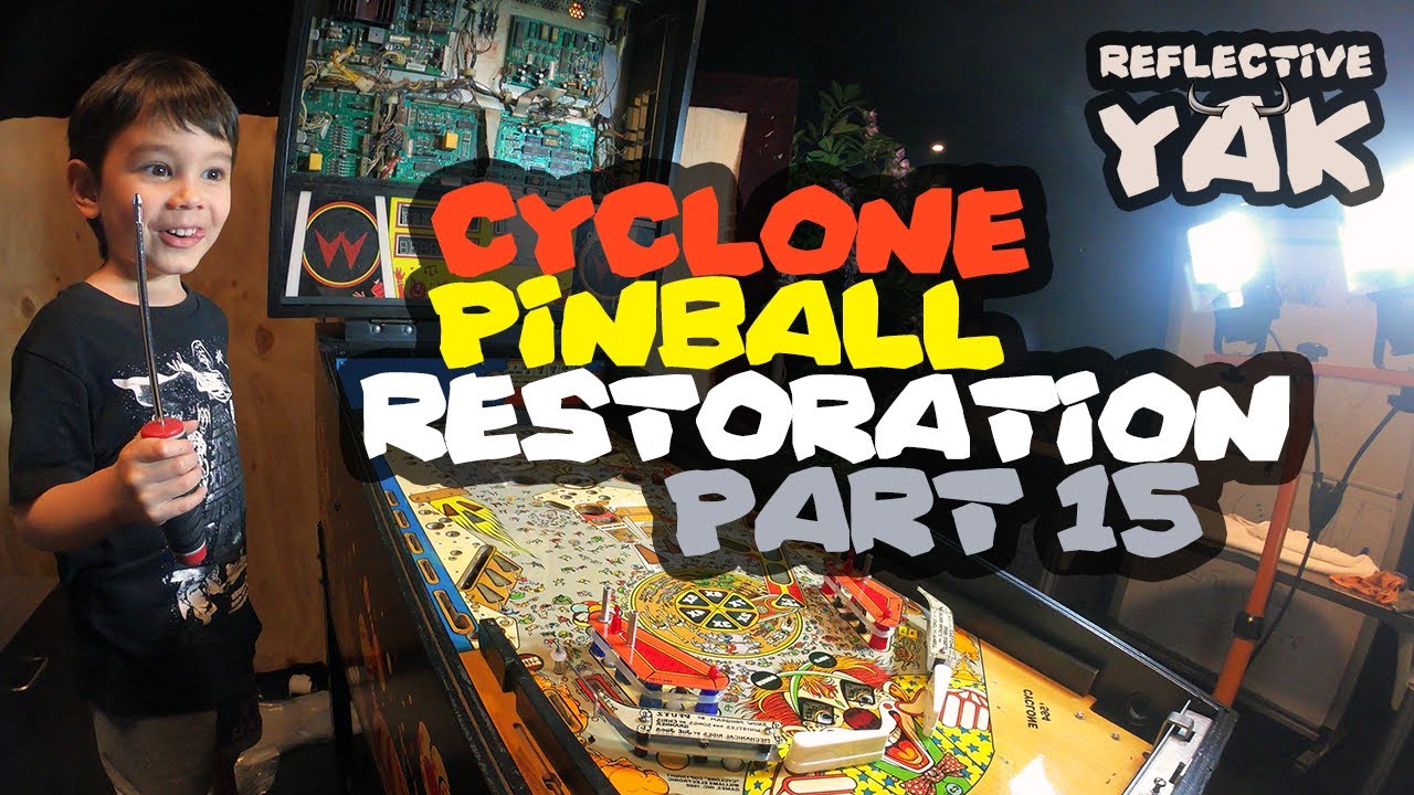 Williams Cyclone pinball restoration - Part 15 - LEDs, coil sleeves and ...