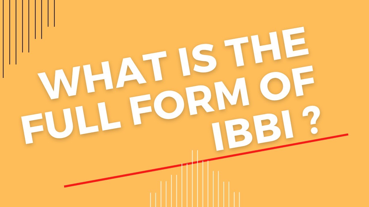 IBBI FULL FORM PART (398) - YouTube