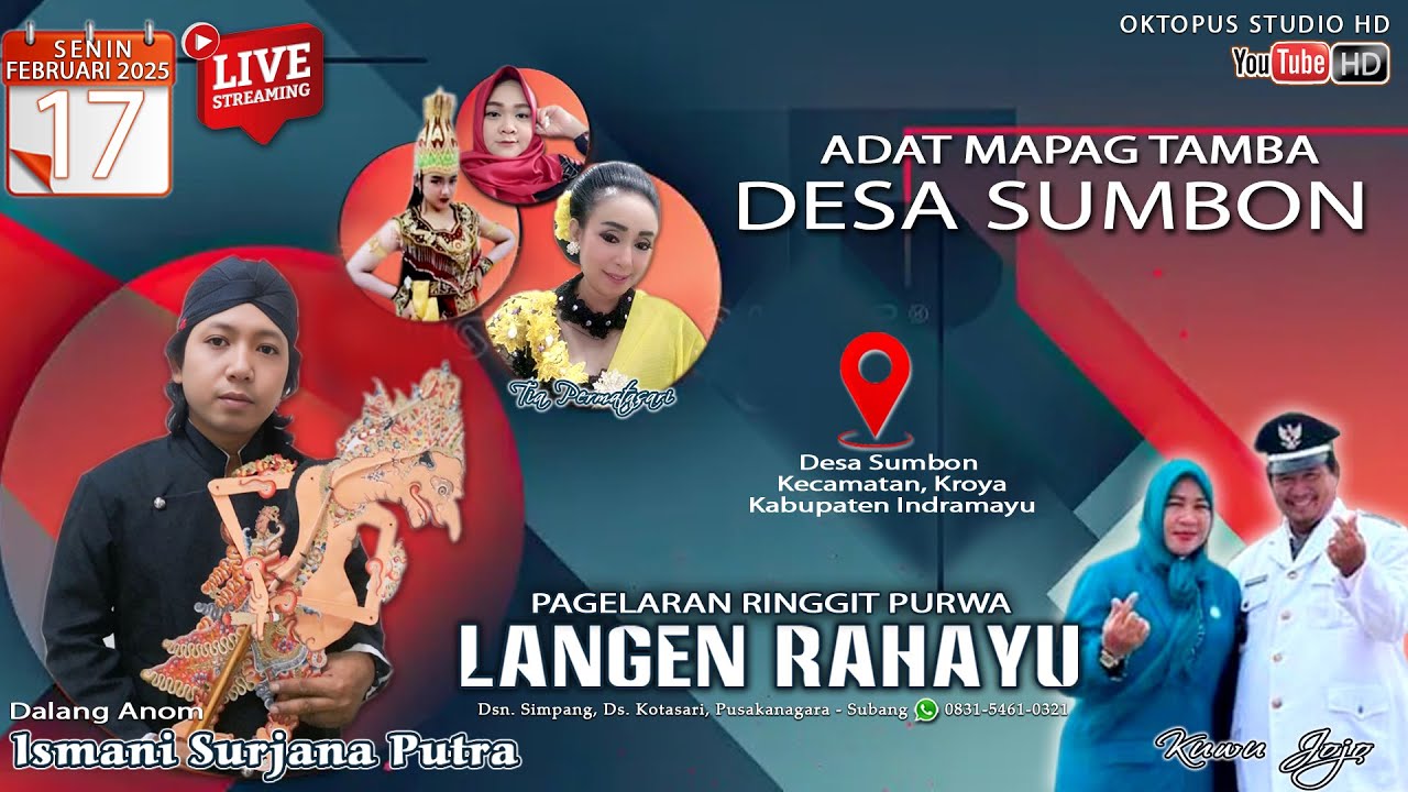 LIVE PAGELARAN WAYANG KULIT LANGEN RAHAYU | EDISI MAPAG TAMBA DESA ...
