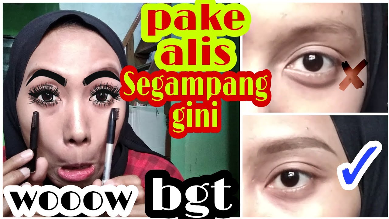 Tutorial Membuat Alis Se-Natural Mungkin |AlaMiya - YouTube