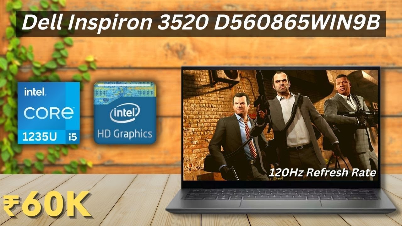 Dell Inspiron 3520 D560865WIN9B लैपटॉप रिव्यु हिंदी में | 12th Gen i5 ...