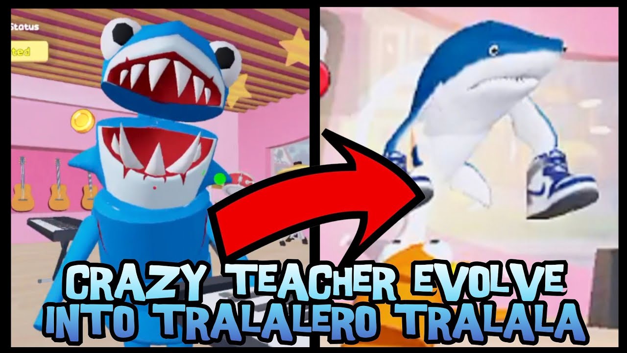 Italian Brainrot Tralalero Tralala as Crazy Teacher in New Chapter 3 in ...
