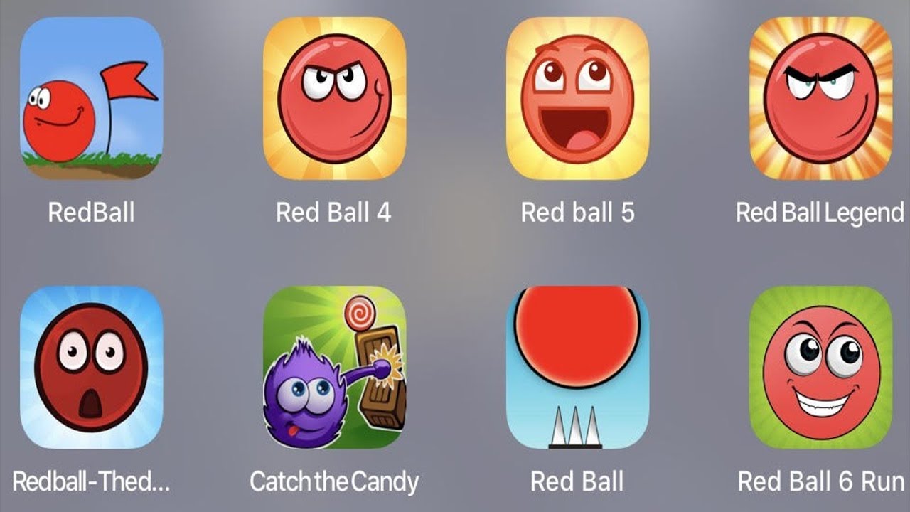 Red Ball Classic,Red Ball 4,Red Ball 5,Red Ball Legend,Catch The Candy ...