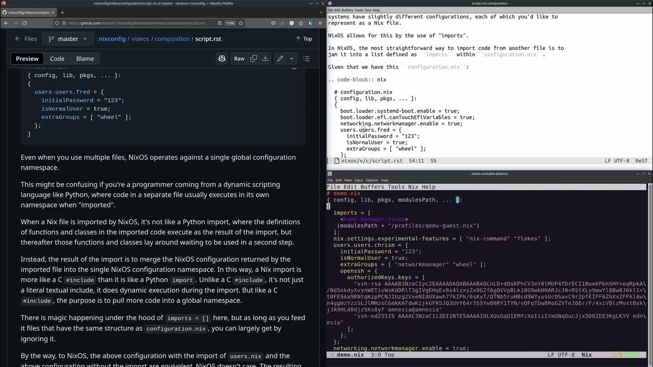 NixOS 99: NixOS Config Beyond the Basics as a Mere Mortal - YouTube