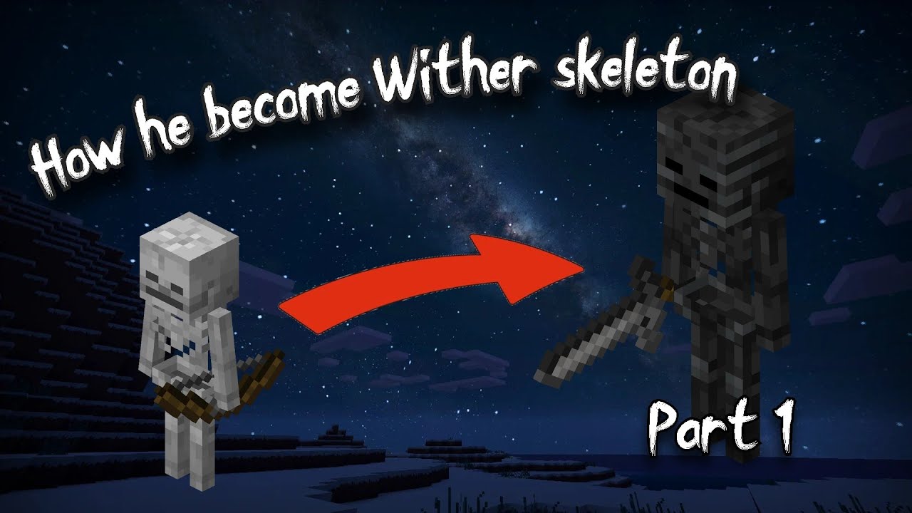 How he become wither skeleton ? (Animation) - YouTube