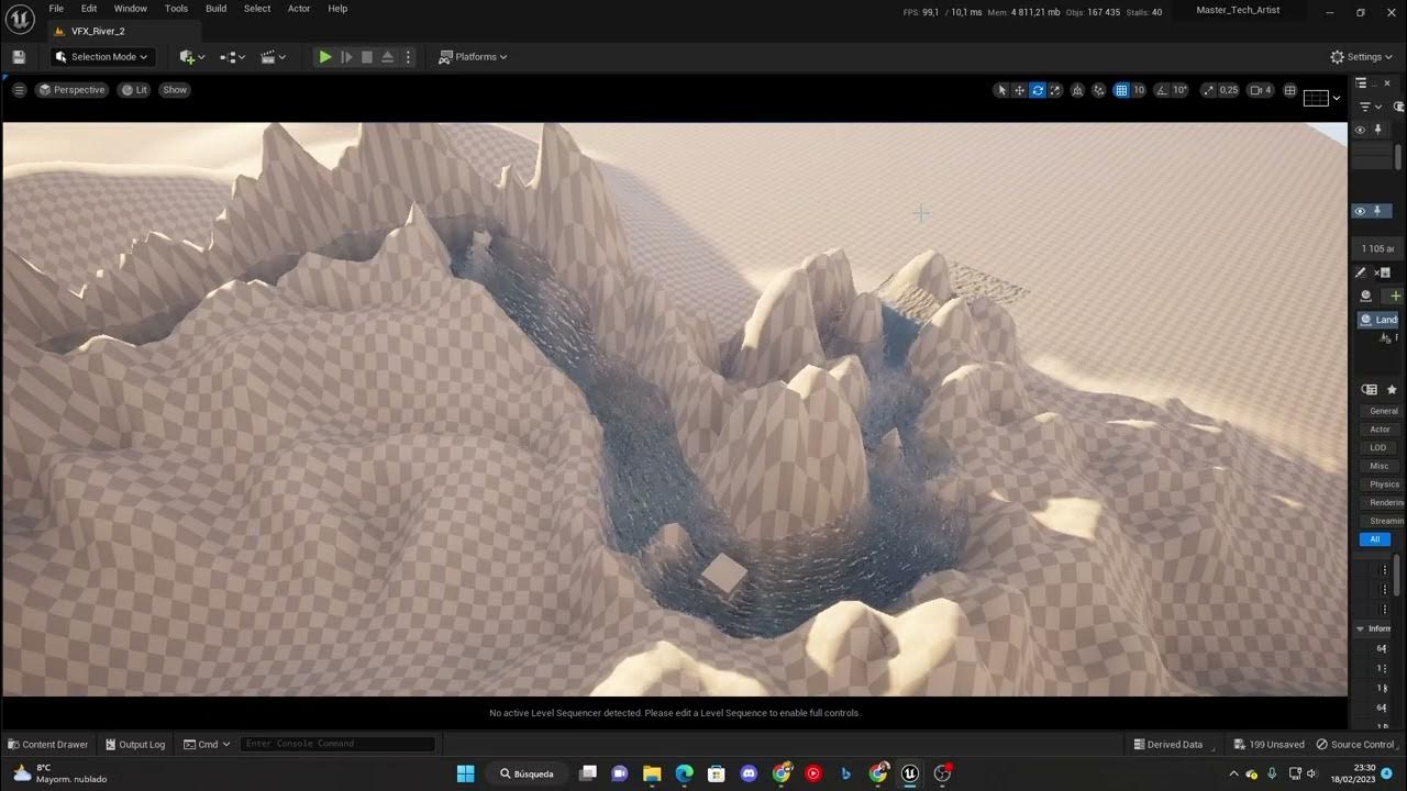River Spline tool (WIP) - Unreal Engine 5.11 - YouTube