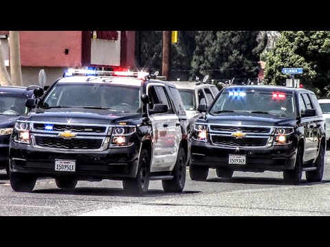 (New Vehicles) LASD SEB Tahoe’s Responding - YouTube
