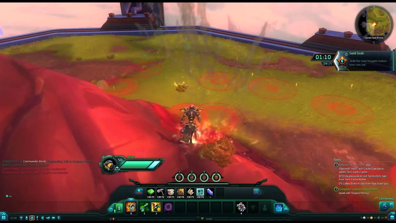 WildStar Grab Gold Challenge From Prospector Plot FABkit - YouTube