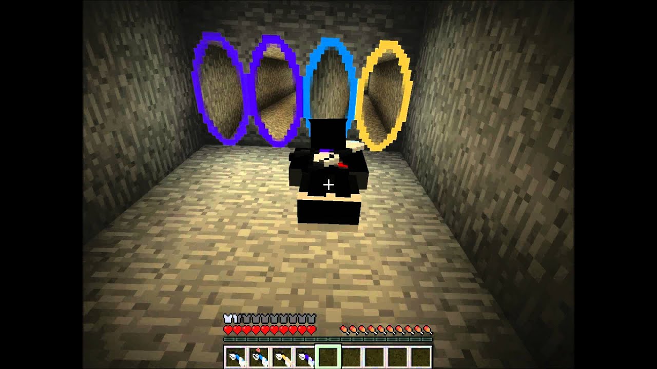 Weird portal gun mod minecraft - YouTube