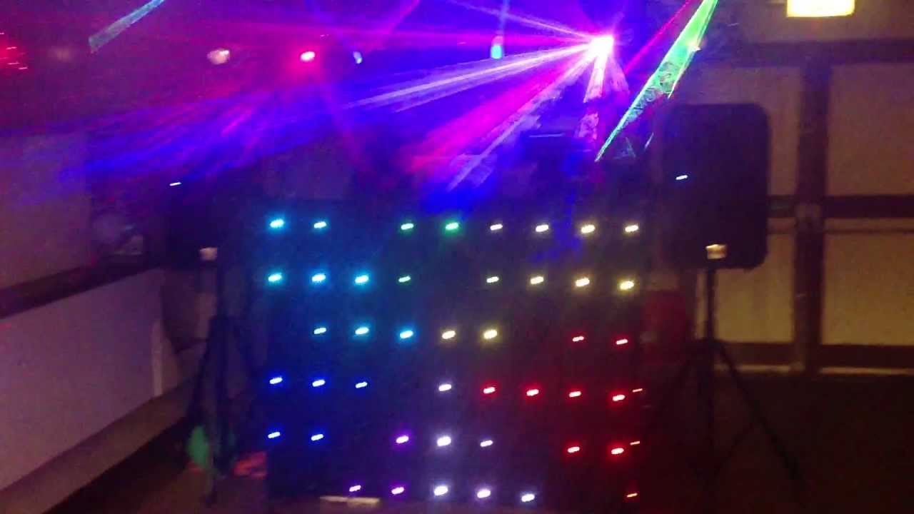 Euphorix Mobile Disco set up (including KAM XY Lasers) - YouTube