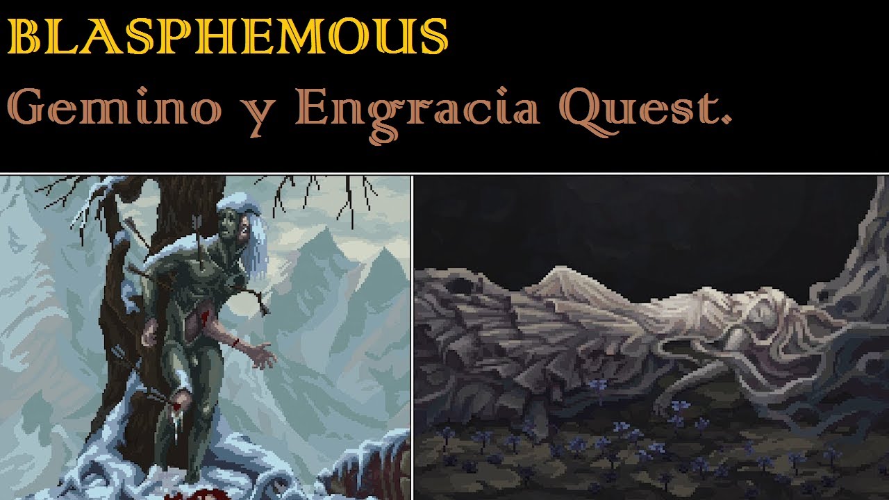 Blasphemous. Gemino Quest. Español. (Ps4). ¡El mejor NPC! - YouTube