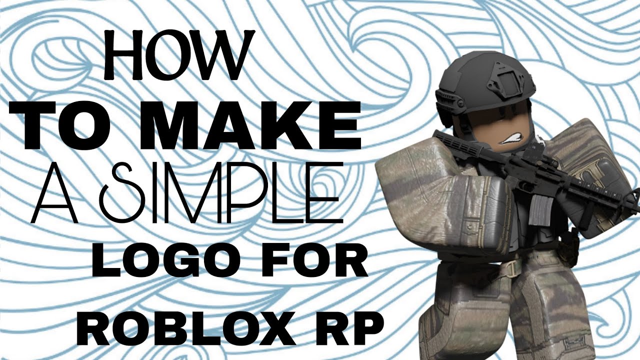 How to make a Simple logo for RP Military tutorial - YouTube