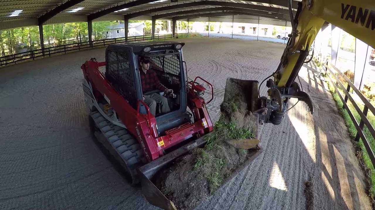 Grading Under A Roof! - YouTube