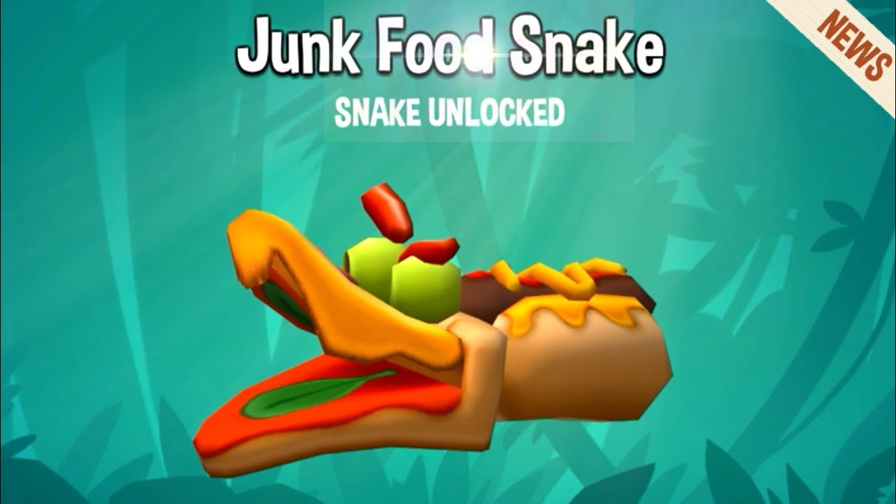Jogar Snake Snake Rivals NEW SNAKE UNLOCKED!! Junk Food Snake
