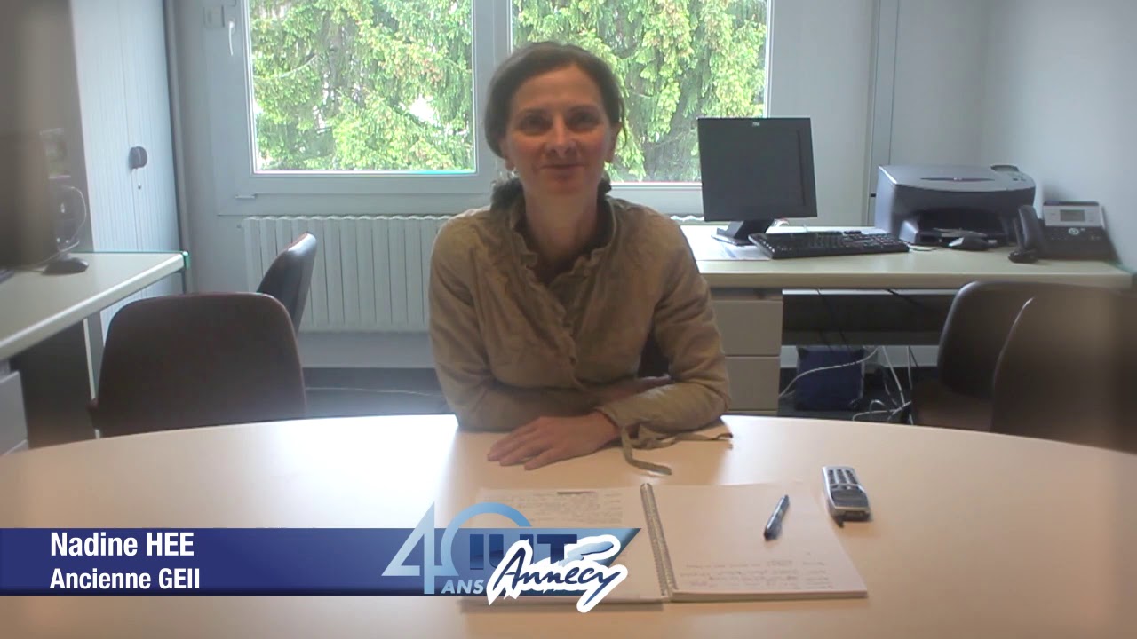 IUT ANNECY Anniversaire 40 ans 2013 = 40 portraits vidéo Nadine HEE ...