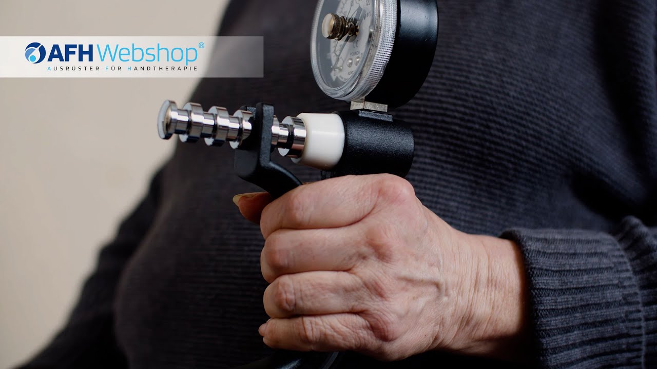 SAEHAN Handdynamometer - Kraftmessung mit Hand-Dynamometer - YouTube
