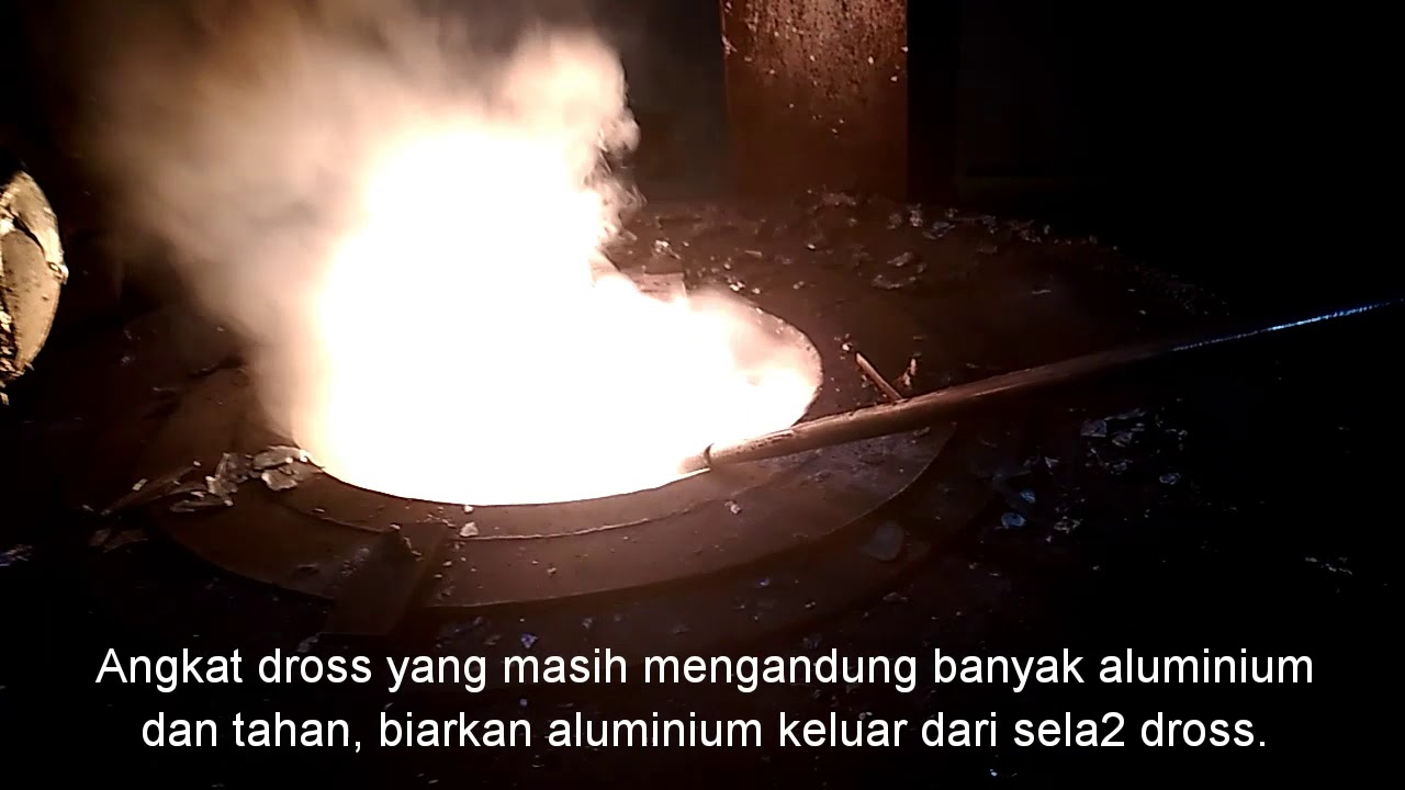 Drossing Fluxes Process#Aluminium Casting Technology#PT. Inovasi ...