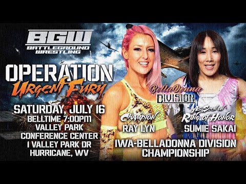 Ray Lyn vs. Sume Sakai - BGW IWA Belladonna Division Championship - YouTube