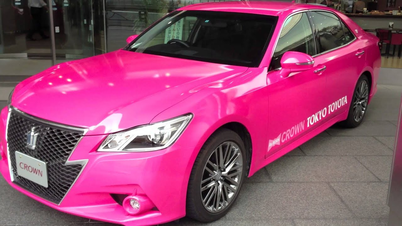 THE NEW PINK TOYOTA ピンククラウン - YouTube