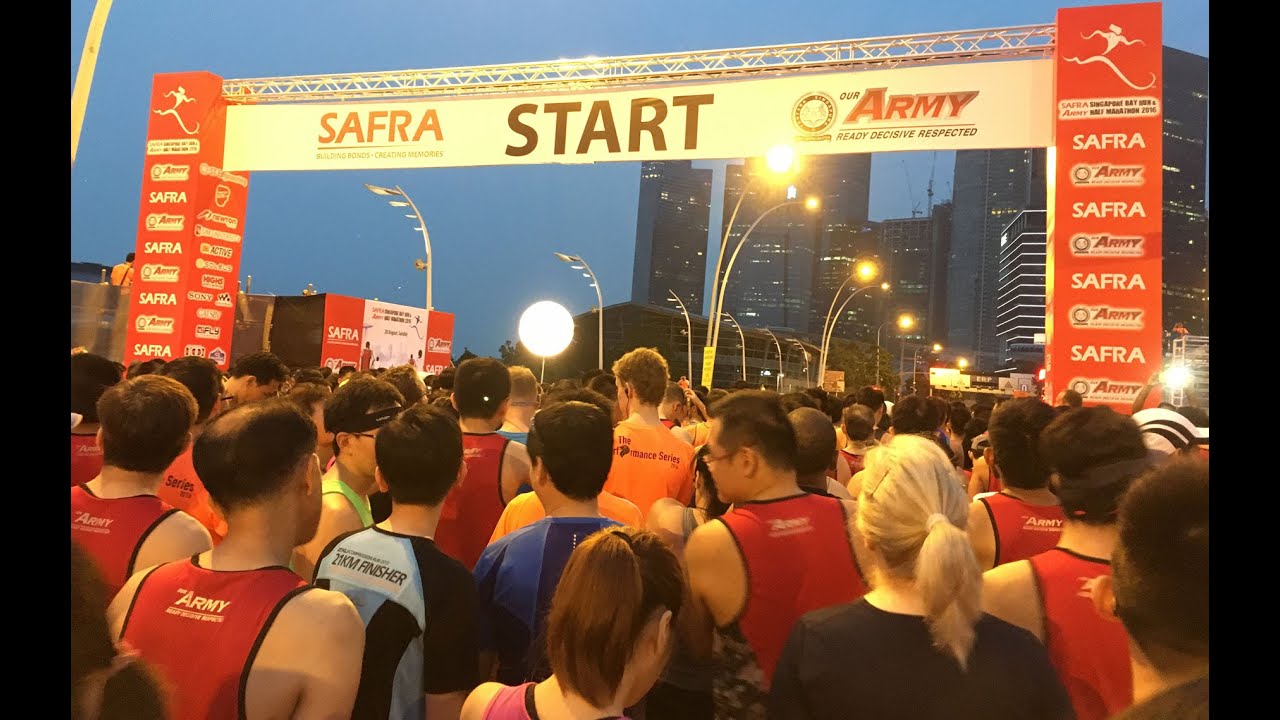 SAFRA Singapore Bay and Army Half Marathon, 27 Aug, 2023 (Sun) | Ahotu
