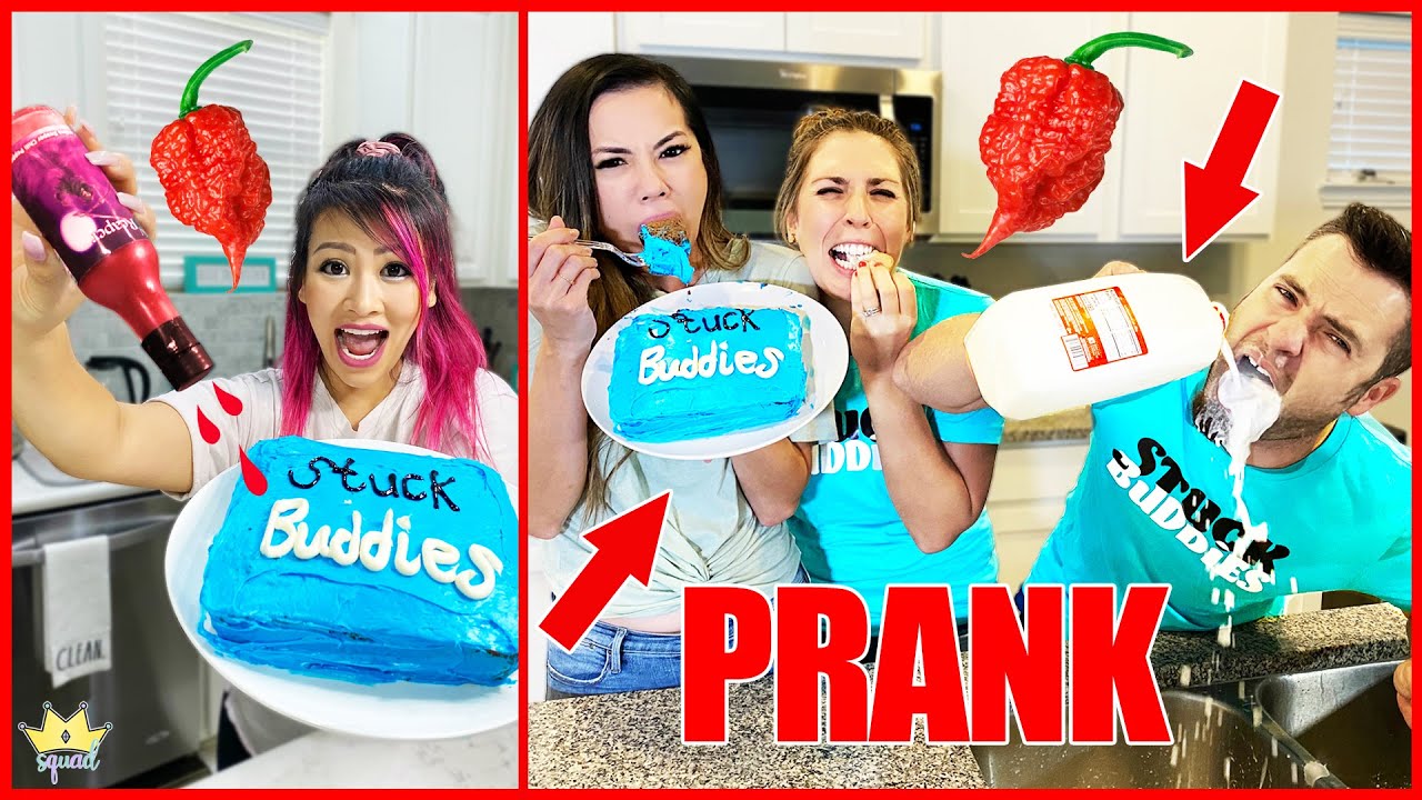 PRANKING MY SISTER with DIY FUNNY PRANK HOT SPICY CAKE! - YouTube