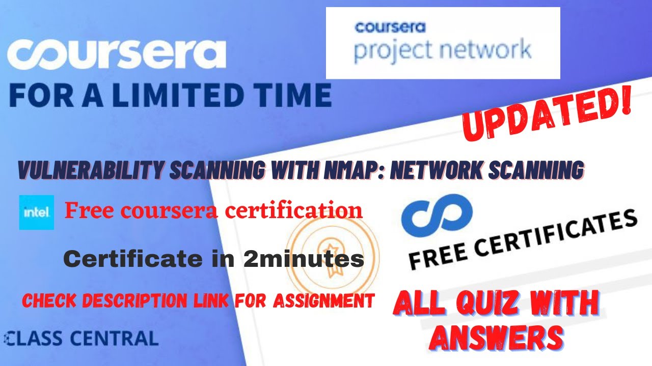 Vulnerability Scanning with Nmap: Network Scanning,All Quiz Answers.# ...