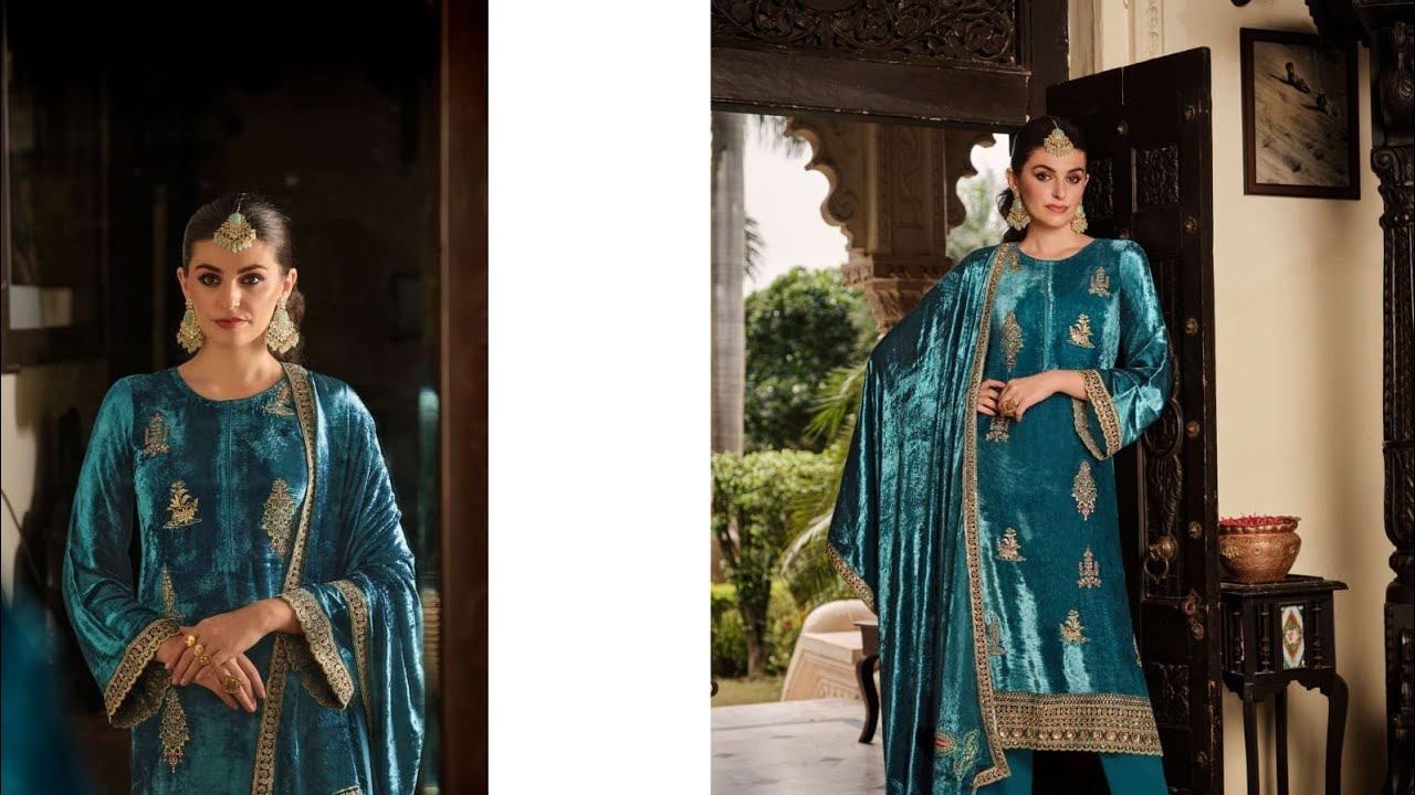 Partywear suit sale . Fancy suit sale. Velvet suit. 9773519256 Nancy ...