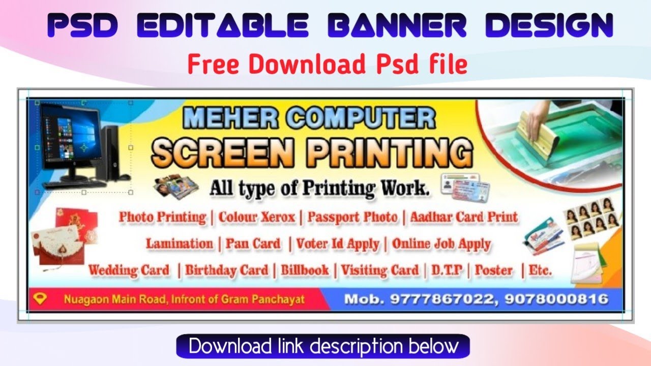 Computer Shop Banner Design Free Download Psd Editable File Computer Shop Banner Design Free Download Psd Editable File