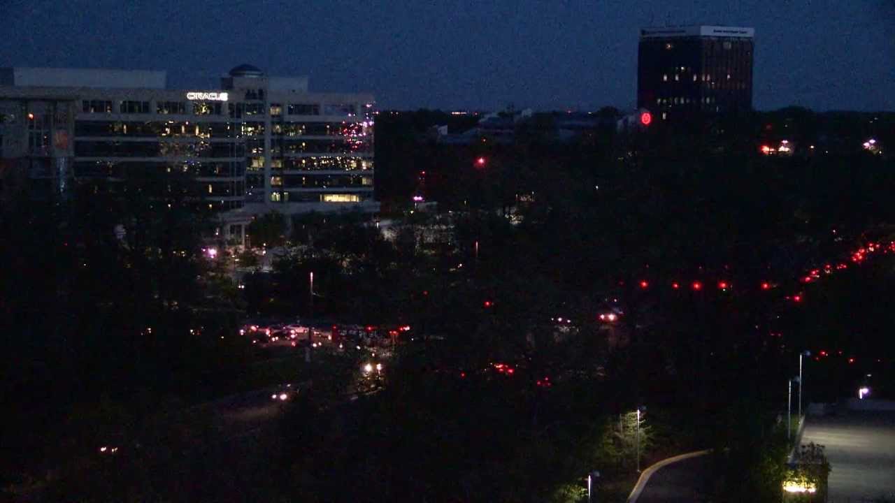 Night Fall in Reston - YouTube