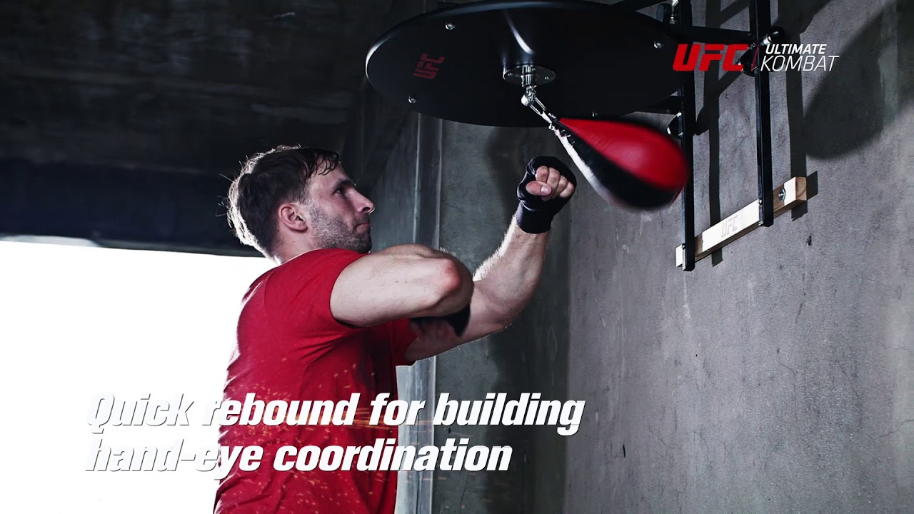 UFC train Leather Speed Bag - YouTube