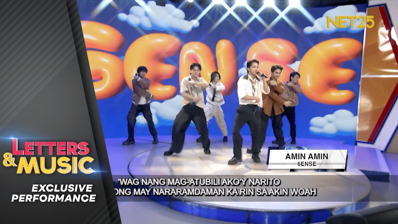 6ENSE - Amin Amin (NET25 Letters and Music Performance) - YouTube