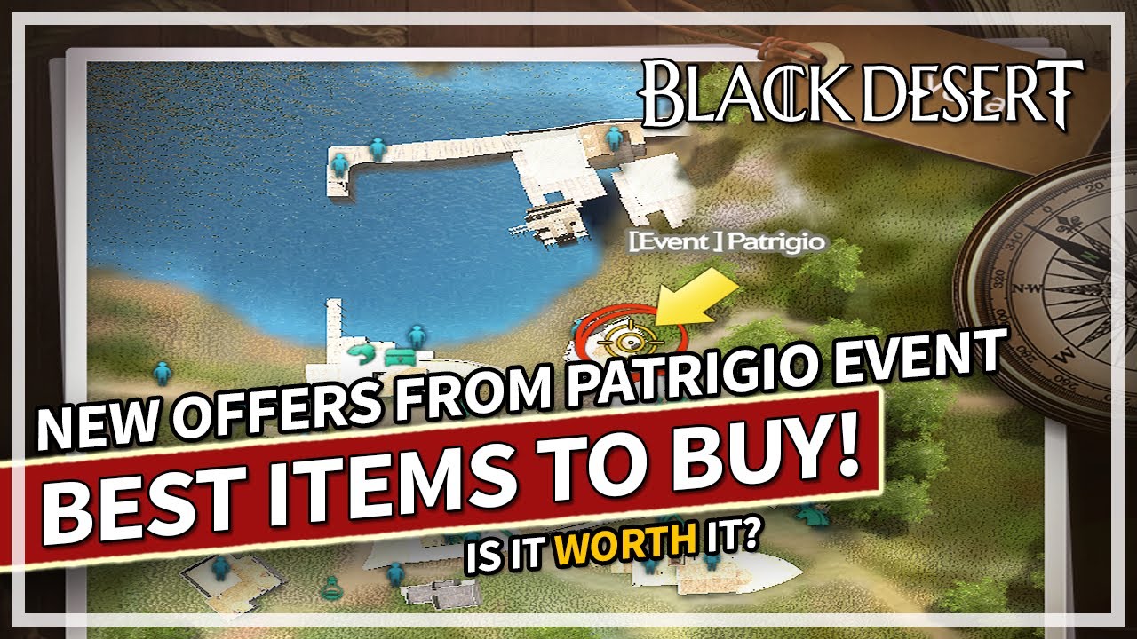 BEST ITEMS TO BUY - New Offers from Patrigio Event | Black Desert - YouTube