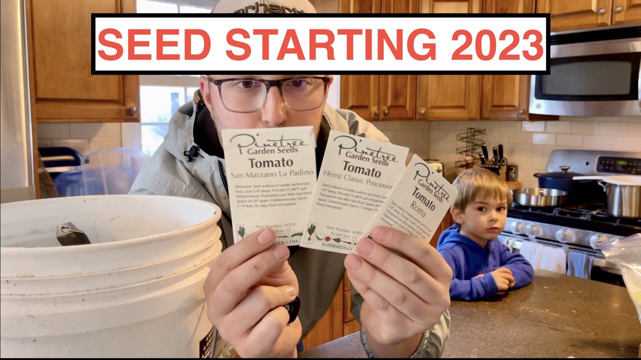 How to Start Seeds From Scratch | 2023 Garden - YouTube